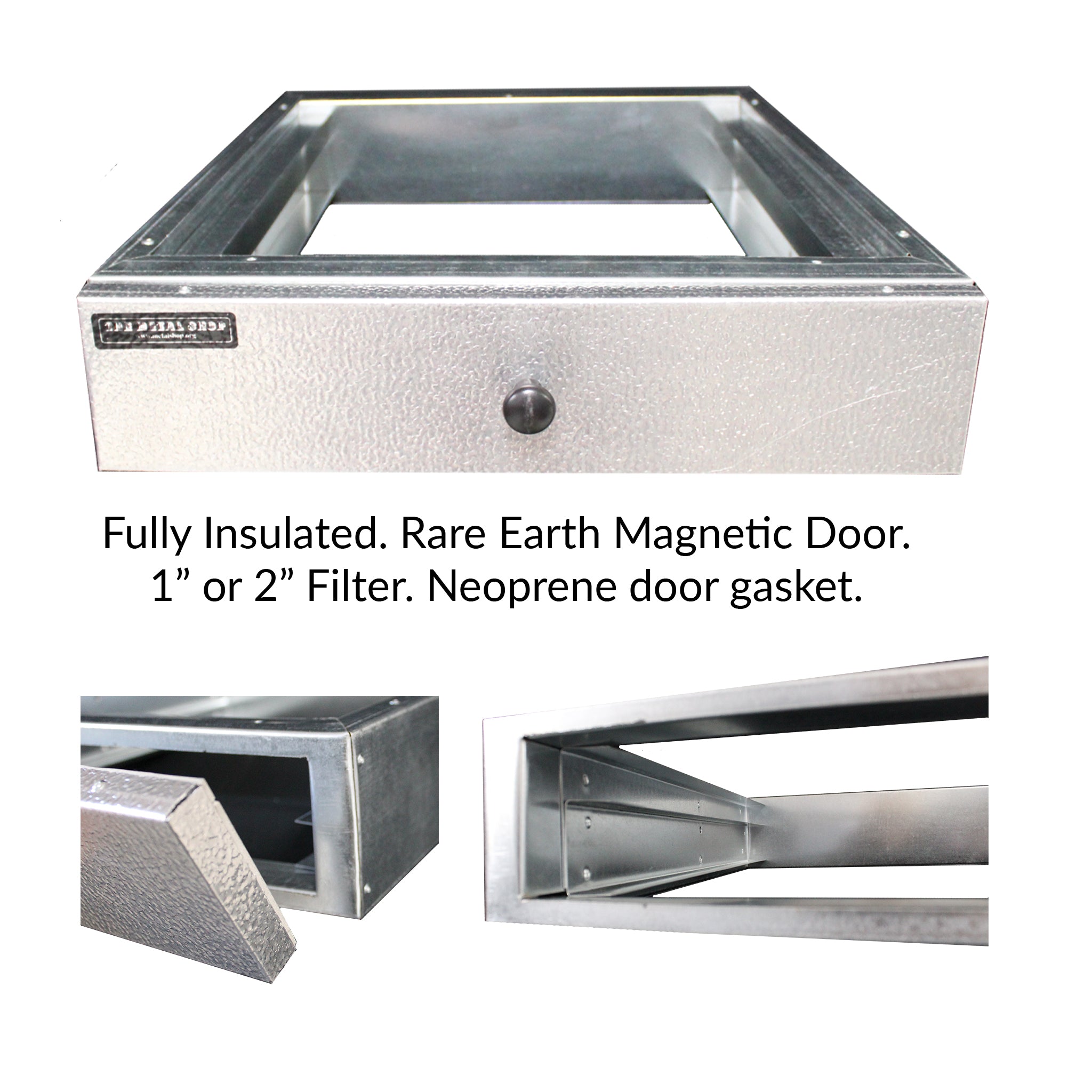 1" or 2" Magnetic Door Filter Housing – The Metal Shop